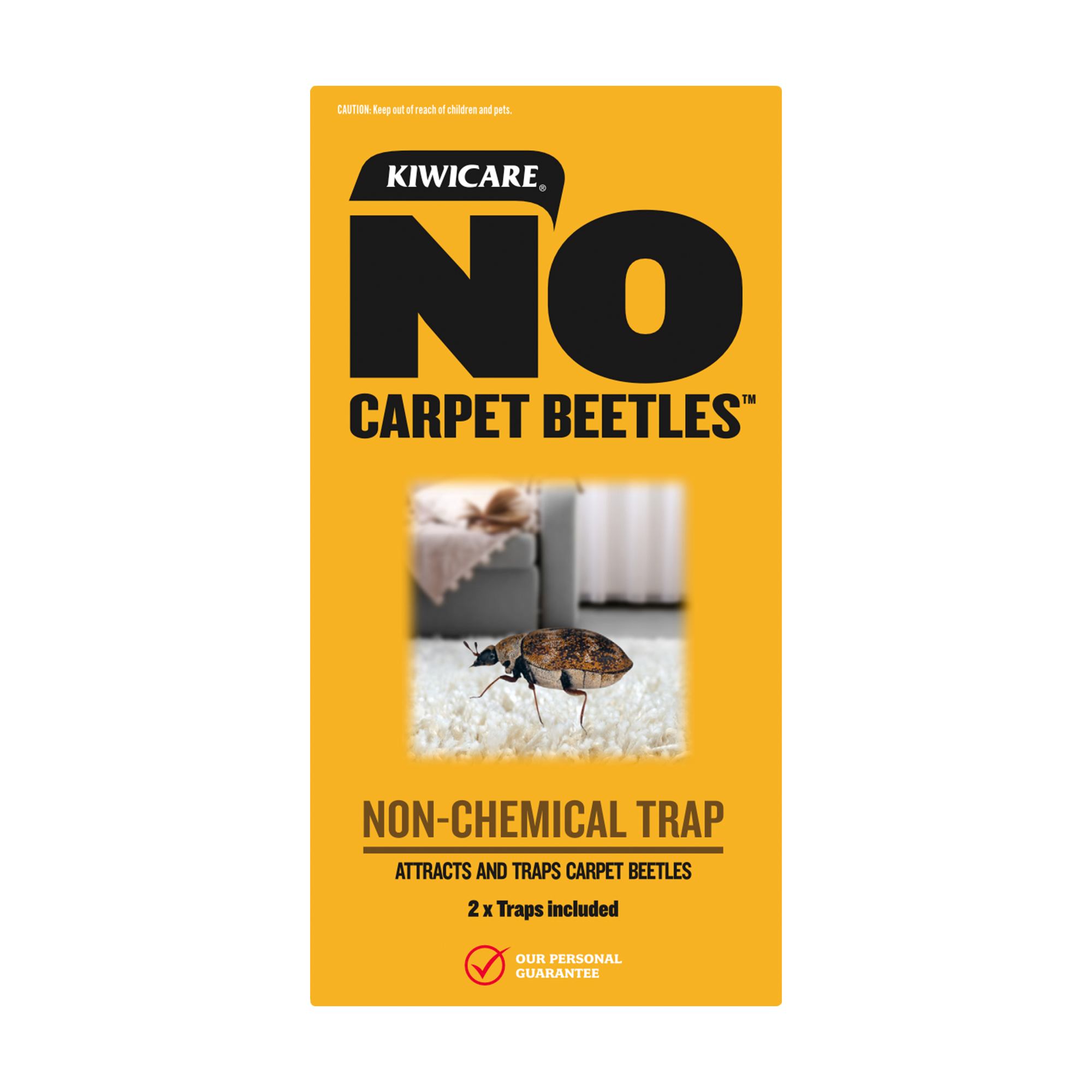 NO Carpet Beetles Non-Chemical Traps | Kiwicare