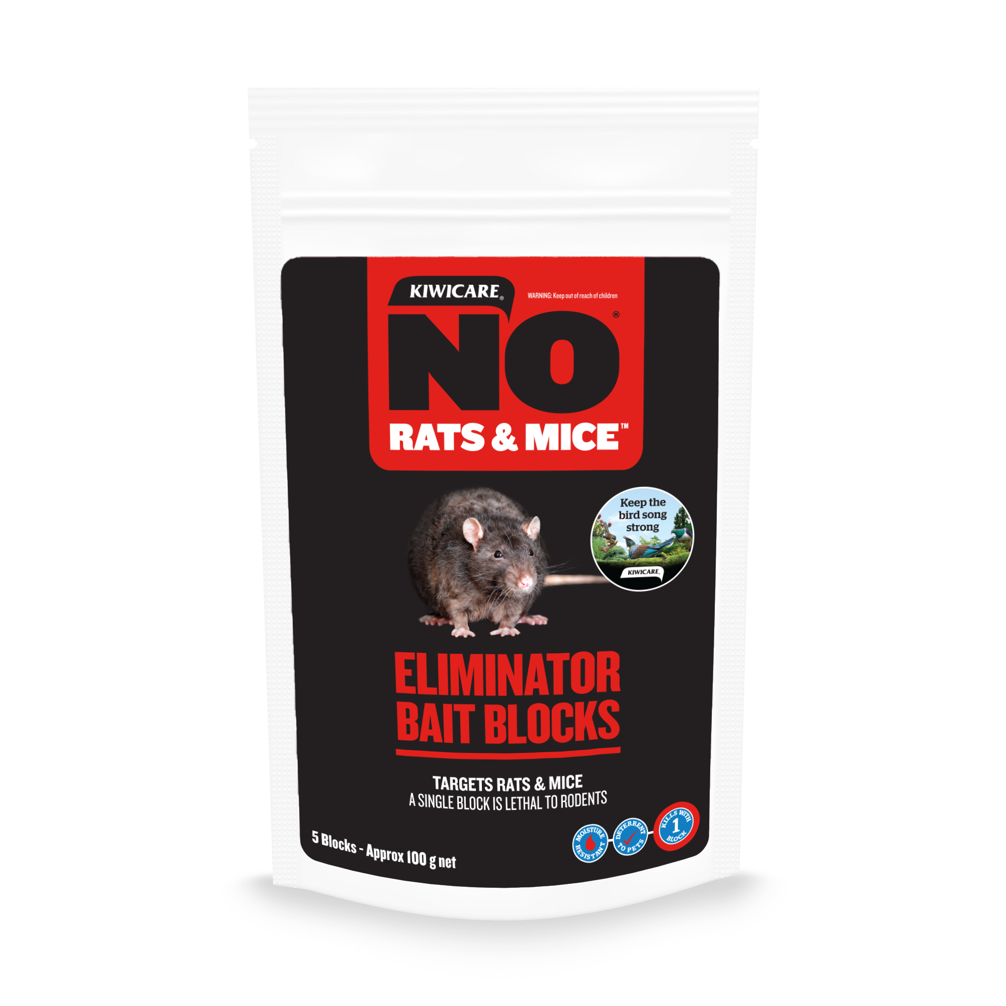 NO Rats & Mice Eliminator Bait Blocks | Kiwicare