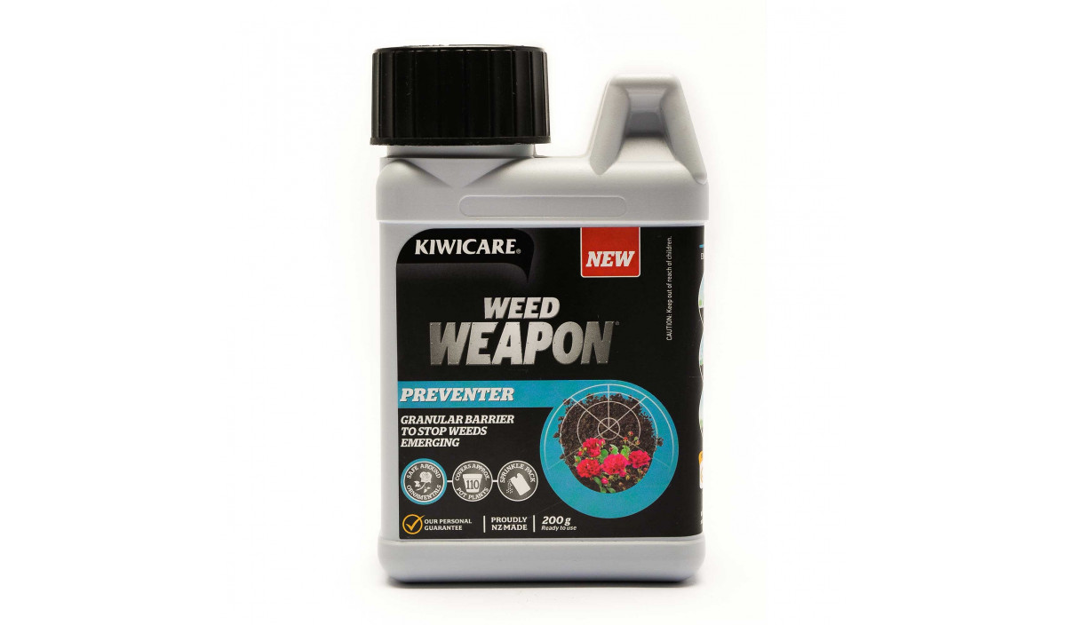 Weed Weapon Preventer - Stops Weeds for Months. | Kiwicare