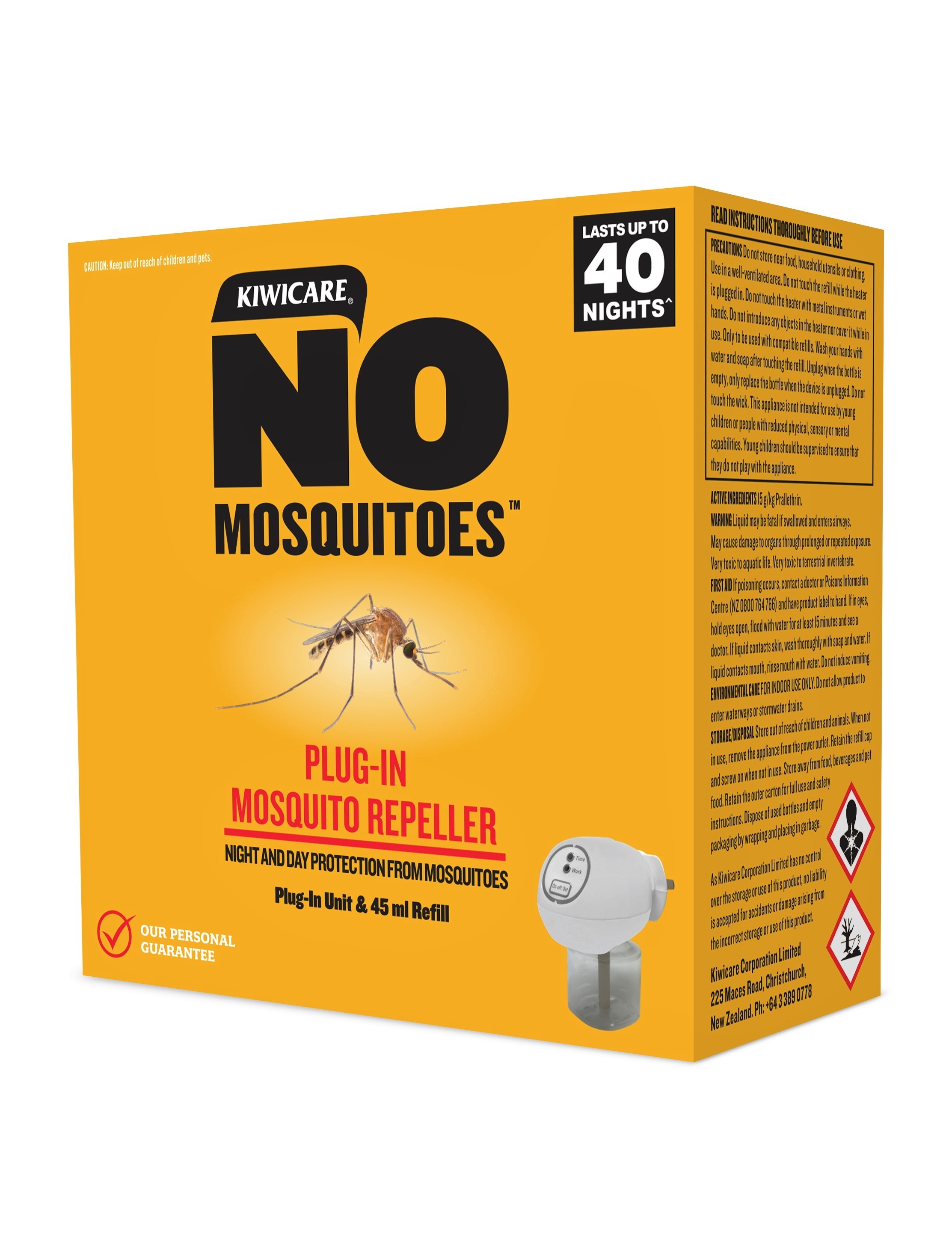 NO Mosquitoes Insect Repellent | Kiwicare