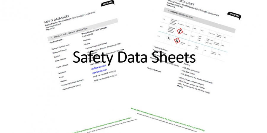 Kiwicare Cleaning Product Safety Data Sheets | Kiwicare