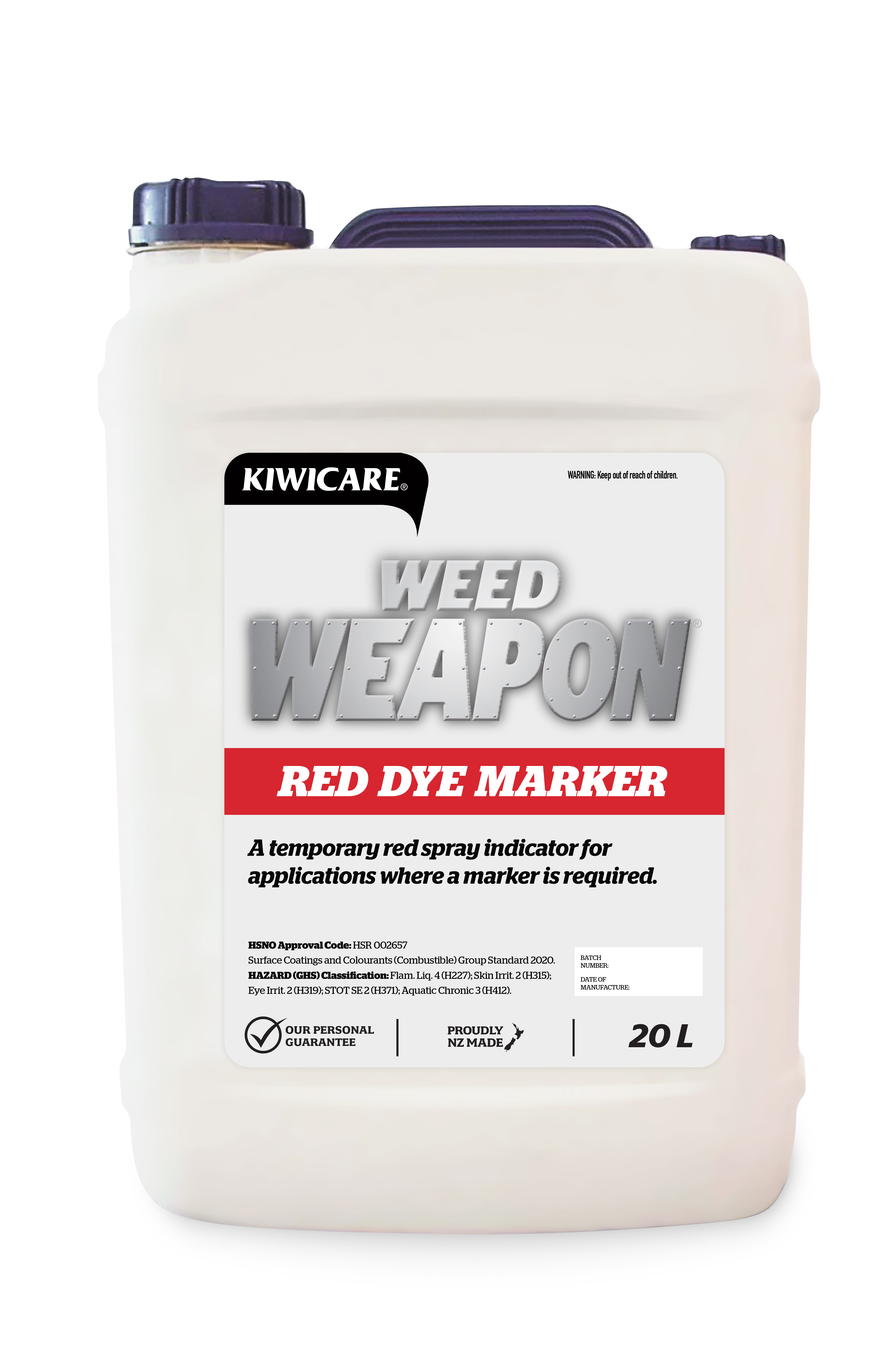 Weed Weapon Red Dye Marker | Kiwicare